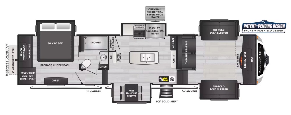 2023 Keystone Avalanche 360FL - Stock #2568233 | Fort Myers, FL ...