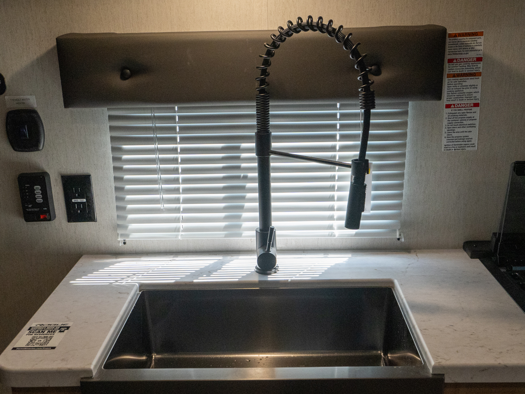 Spring-loaded Kitchen Faucet